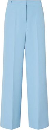 Liu Jo Femme, Pantalons, Bleu, Taille: 40 FR Wide Pantalons