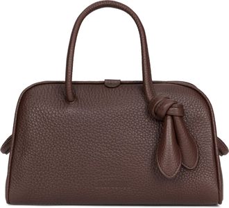 Jacquemus Womens Handbag Le Petit Tourism Dark Brown Leather Handbags Hand Bags