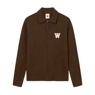 Wood Wood Cardigans - Homme - Pulls - Brun - Taille: XL