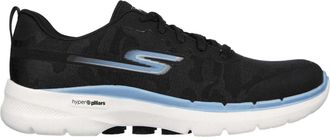 Skechers Go Walk 6 Sneaker f&uuml;r Damen, Netzmaterial (Schwarz/Blau)