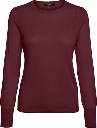 Vero Moda VMLINNEA LS O-Neck Scallop Blouse GA Boo