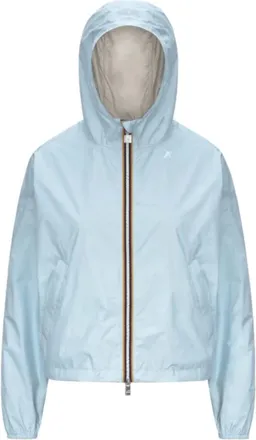 K-Way Femme, Vestes, Bleu, Taille: 42 FR Veste Imperm&eacute;able R&eacute;versible