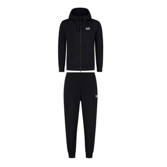 Emporio Armani Dynamischer Stil Schwarzer Trainingsanzug - - Sport - Herren - Schwarzk - 3XL