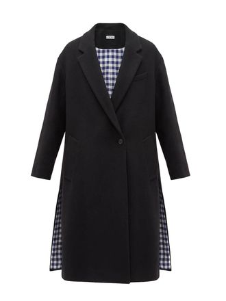 Loewe Knielanger Mantel - Schwarz