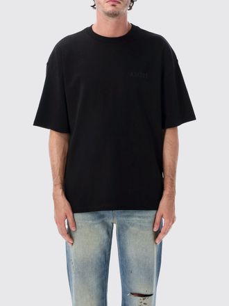 Amiri Rundhals-Baumwoll-T-Shirt mit kurzen &Auml;rmeln und Ton-in-Ton-Logo