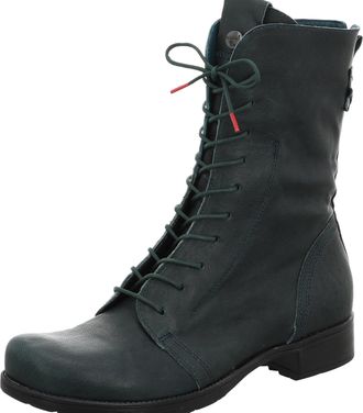 Think Damen Denk! Chromfrei Gegerbte Leicht Gefütterte Stiefelette, 7020 Atlantic, 37.5 EU