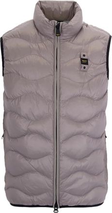 Blauer Homme, Vestes, Gris, Taille: L Veste Rembourr&eacute;e