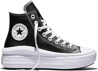 Converse A04294C Chuck Taylor All Star Move Platform FOUNDATIONAL Leather Damen Black/White/White EU 36.5