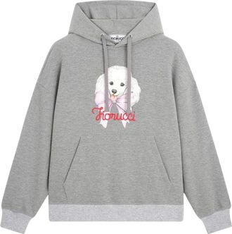 Fiorucci Femme, Sweatshirts et sweats &agrave; capuche, Gris, Taille: 36 FR Sweat &agrave; capuche Coupe D&eacute;contract&eacute;e