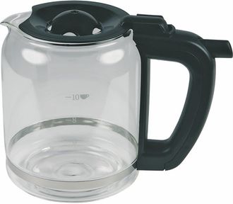 Unold 2801640 ORIGINAL Glaskanne Kanne Kaffeekanne Krug 2-10 Tassen 133mmØ 161mm für Onyx 28016 Piano Kaffeemaschine Filterkaffeemaschine