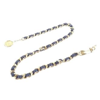 Chanel Ceinture cha&icirc;ne doccasion - Femme - Pre-owned - Noir - Taille: ONE Size