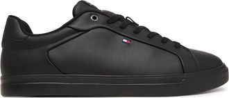 Tommy Hilfiger Sneakers Tommy Hilfiger Lightweight Pinperf Lth Sneaker FM0FM05981 Schwarz