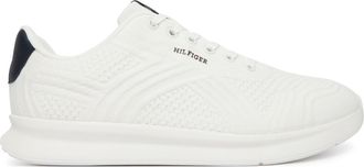 Tommy Hilfiger Sneakers Tommy Hilfiger Lightweight Runner Mix FM0FM05755 &Eacute;cru