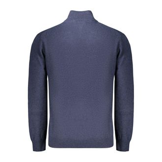 Timberland Half-Zip Wool Blend Sweater - Blue
