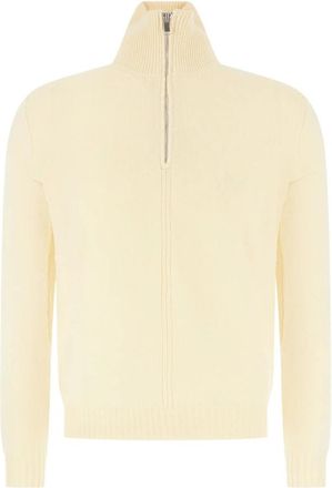 Alpha Studio Col roul - Homme - Pulls - Beige - Taille: M