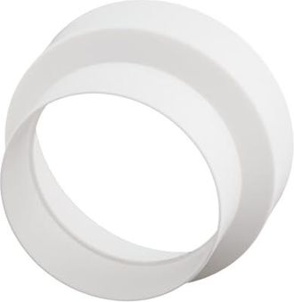Generic Adaptateur r&eacute;ducteur en ABS &eacute;pais pour installations simplifi&eacute;es pour ventilateurs de conduit (80-100)