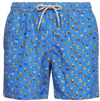 MC2 Saint Barth Homme, Maillots de bain, Multicolore, Taille: S Micro Ducky Print Ultralight Swim Shorts