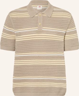 Levi's Strick-Poloshirt Laguna beige