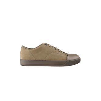Lanvin Homme, Chaussures, Beige, Taille: 43 EU Dbb1 Baskets en daim et cuir