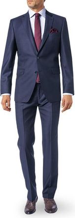 Digel Herren Anzug blau Schurwolle