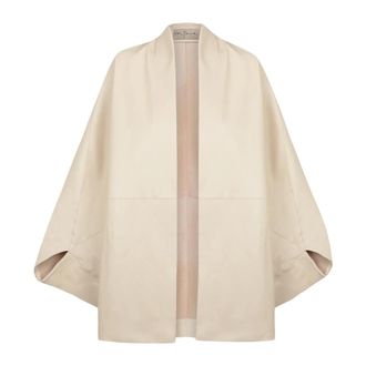 Cortana Weite Kimono-Jacke - - Blouses & Shirts - Damen - Beige - ONE SIZE
