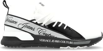 Versace Jeans Couture Femme, Chaussures, Blanc, Taille: 39 EU Chaussures de sport avec logo imprim&eacute;
