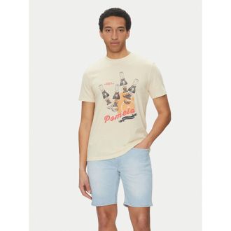 Blend T-Shirt 20718263 Beige Regular Fit