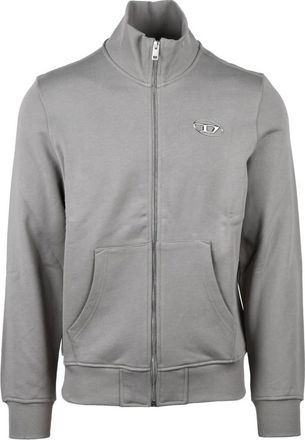 Diesel Homme, Sweatshirts et sweats &agrave; capuche, Gris, Taille: M Sweat zipp&eacute;