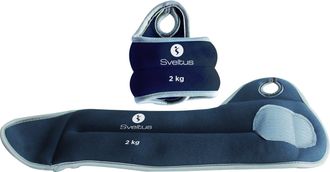 Sveltus Sveltus Gewichtsmanschetten für Erwachsene, Unisex, Schwarz, Einheitsgröße