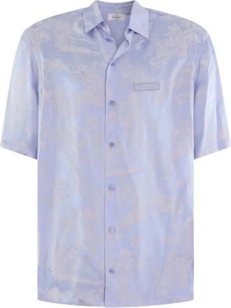 Off-white Homme, Chemises, Bleu, Taille: M Fresco Viscjacq Bowling