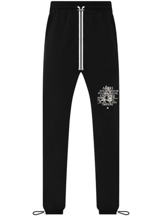 Amiri Jogginghose mit Logo-Print - Schwarz
