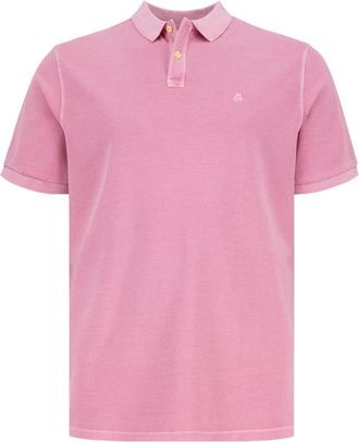 Marc O'Polo Herren Polo-Shirt rosa Baumwoll-Piqu&eacute;