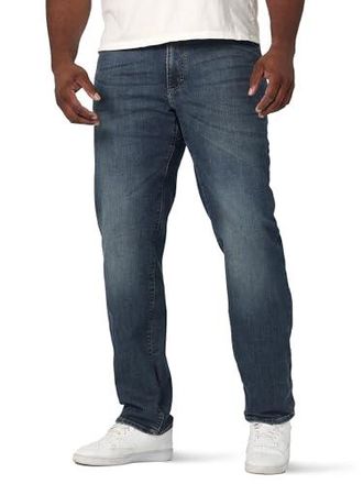 Lee Big & Tall Extreme Motion Relaxed Straight Jean, Maddox, 48W x 34L Homme