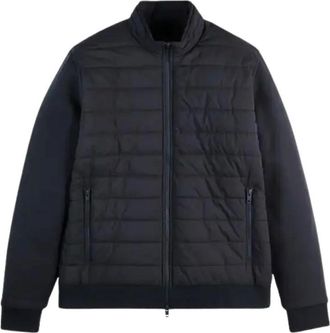 Fay Homme, Vestes, Bleu, Taille: 2XL Giubbino Felpa + Trapunta U807