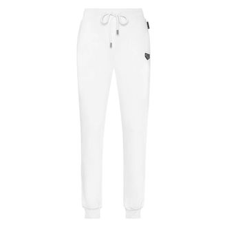 Philipp Plein Femme, Pantalons, Blanc, Taille: 38 FR Jogging Pantalons Iconic Plein