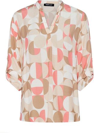 Frank Walder Klassische Bluse mit &Auml;rmelumschlag