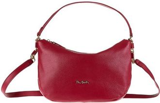 Pierre Cardin Sac &agrave; bandouli&egrave;re pour femme en cuir v&eacute;ritable Made in Italy 32,5 x 19 x 10 cm 55094, marron, Taille unique
