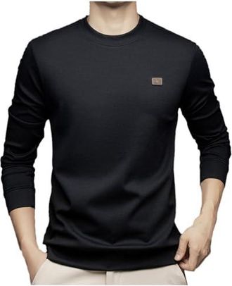 Generic Sweat amincissant décontracté pour homme - Tenue dentraînement confortable de couleur unie - Vêtements unis - Doux - Coupe ample - Confortable - Coule