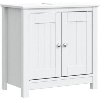 Les Tendances Meuble de salle de bain BERG blanc 60x34x59 bois pin massif