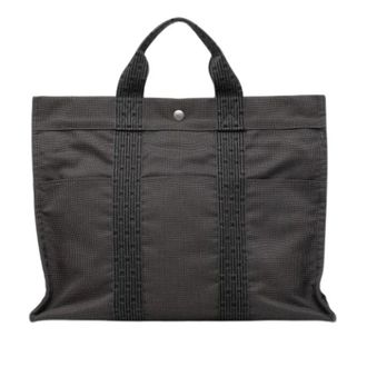 Herm&egrave;s Sac cabas Herline MM Pre-owned - Femme - Pre-owned - Gris - Taille: ONE Size
