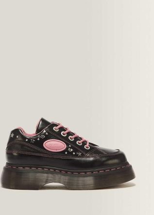 Dr. Martens Buzz 5-&Ouml;sen Hs Milled Gloss Leder Schuhe in Schwarz, Gr&ouml;&szlig;e: 36