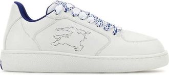 Burberry Femme, Chaussures, Blanc, Taille: 38 1/2 EU Baskets Basses