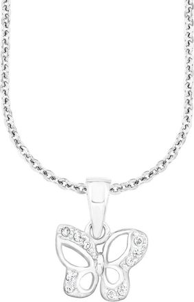 Amor Kette mit Schmetterling Anh&auml;nger