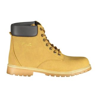 Fila Homme, Chaussures, Jaune, Taille: 40 EU Bottine homme jaune avec lacets et d&eacute;tails contrast&eacute;s