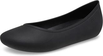 Crocs Femme Brooklyn Flat Chaussures Plates, Black, 41/42 EU