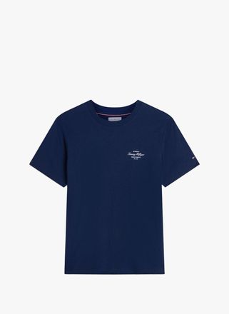 Tommy Hilfiger T-shirt droit imprim&eacute; en coton
