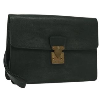 Louis Vuitton Pre-owned Leder clutches - - Pre-owned - Damen - Gr&uuml;n - ONE SIZE