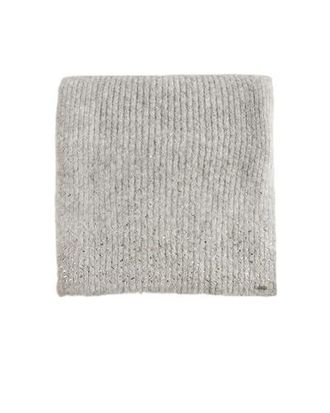 Ted Baker &Eacute;charpe tricot&eacute;e Keriisa-strass pour femme, gris, taille unique