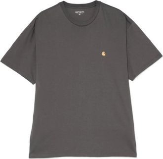 Carhartt Work in Progress Homme, Tops, Gris, Taille: XL Chase T-Shirt