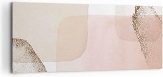 Arttor Wandbilder Dekoration Wohnzimmer Abstraktion Modern Pastell Panorama Bilder auf Leinwand 120x50cm Leinwandbild Schlafzimmer Küche Wand Kunstdruck Art 